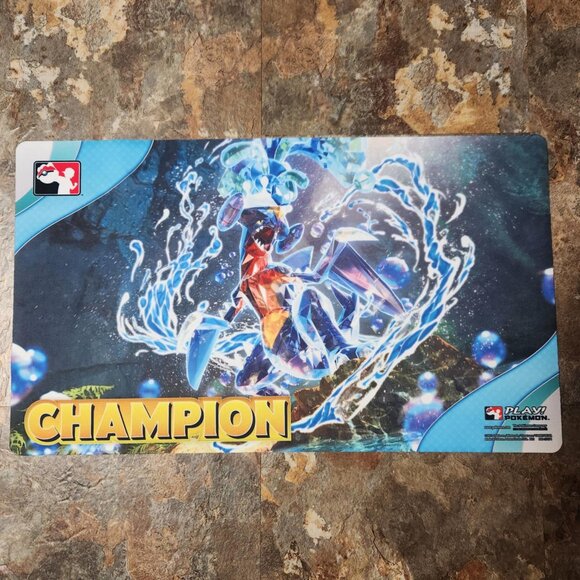 Pokemon | Toys | Pokemon League Cup Champion Garchomp Playmat | Poshmark